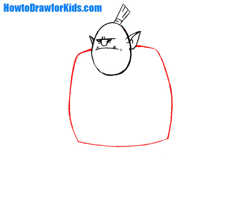 How to Draw an Orc - Easy Drawing Tutorial For Kids