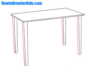 How to Draw a Table for Kids - Easy Drawing Tutorial