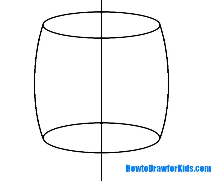 How to Draw a Barrel for Kids - Easy Drawing Tutorial For Kids