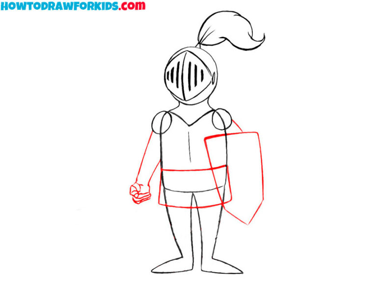How to Draw a Knight - Easy Drawing Tutorial For Kids