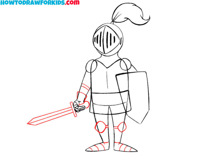 How to Draw a Knight for Kids | Very Simple Drawing Tutorial