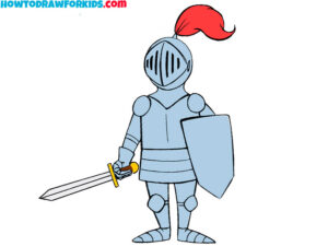 How to Draw a Knight - Easy Drawing Tutorial For Kids