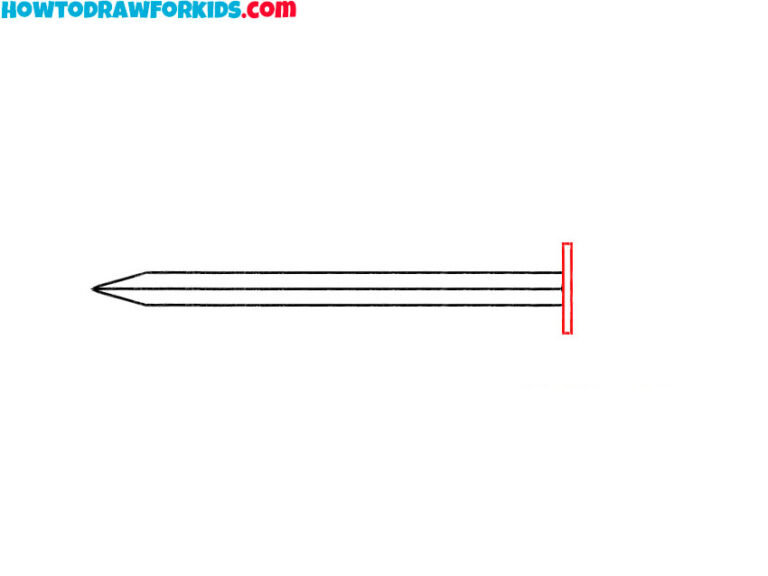 How to Draw a Sword - Easy Drawing Tutorial For Kids