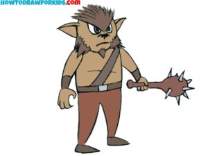 How to Draw a Bugbear - Easy Drawing Tutorial For Kids