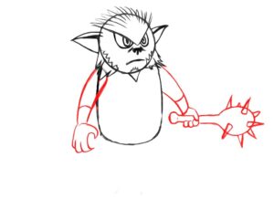 How to Draw a Bugbear - Easy Drawing Tutorial For Kids