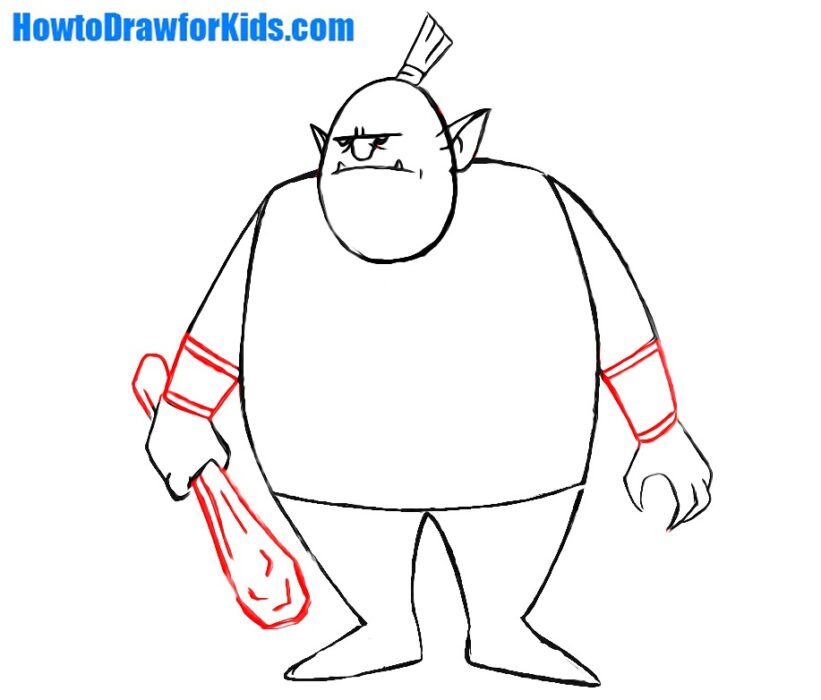 How to Draw an Orc - Easy Drawing Tutorial For Kids