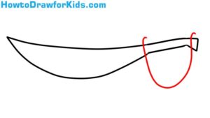 How to Draw a Sabre for Kids - Easy Drawing Tutorial