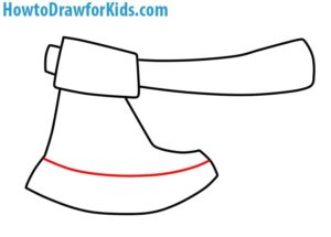 How to Draw an Axe - Easy Drawing Tutorial for Kids