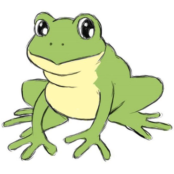 How To Draw A Frog For Kids