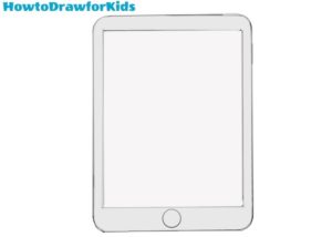 How to Draw an iPad for Kids - Easy Drawing Tutorial