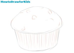 How to Draw a Muffin - Easy Drawing Tutorial for Kids