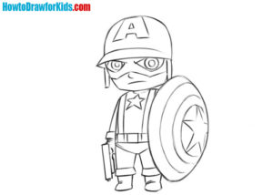 How to Draw Captain America - Easy Drawing Tutorial For Kids
