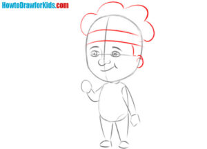How to Draw a Cook - Easy Drawing Tutorial for Kids