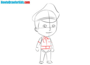 How to Draw Police Officer - Easy Drawing Tutorial For kids