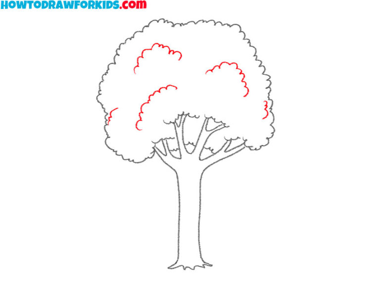 How to Draw a Tree - Easy Drawing Tutorial For kids
