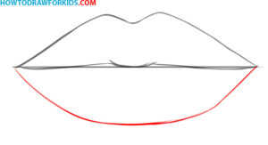 How to Draw Lips - Easy Drawing Tutorial For Kids