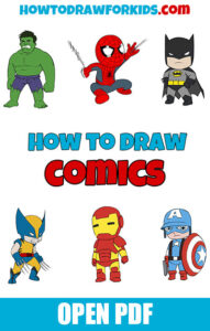 Drawing Worksheets - Free Printables from Howtodrawforkids.com