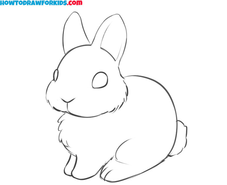 How to Draw a Bunny - Easy Drawing Tutorial For Kids