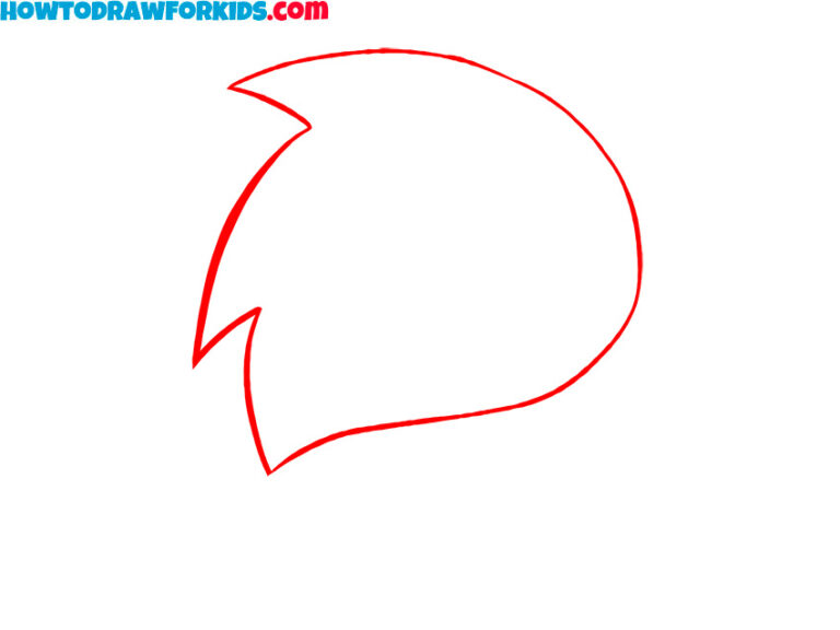 How to Draw Sonic - Easy Drawing Tutorial For Kids