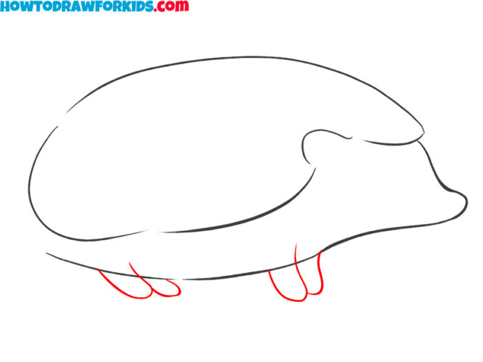 How to Draw a Hedgehog - Easy Drawing Tutorial For Kids