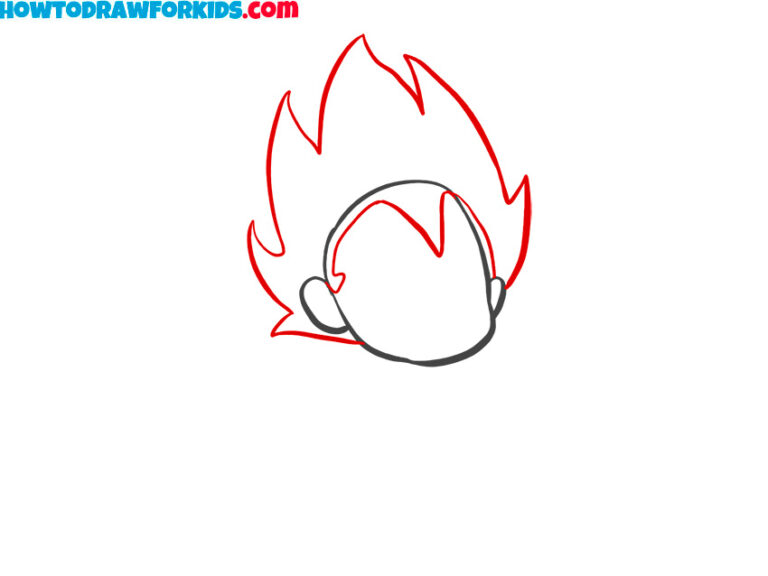 How to Draw Vegeta - Easy Drawing Tutorial For Kids