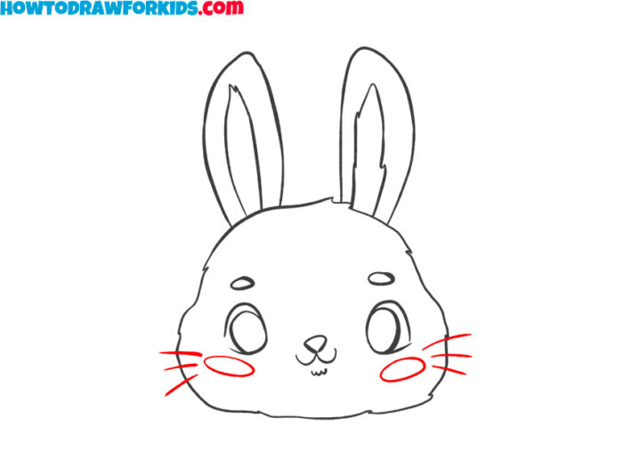 How to Draw a Bunny Face - Easy Drawing Tutorial For Kids