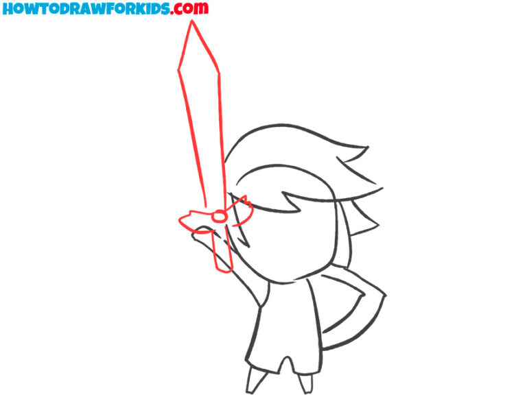 How to Draw Link - Easy Drawing Tutorial For Kids