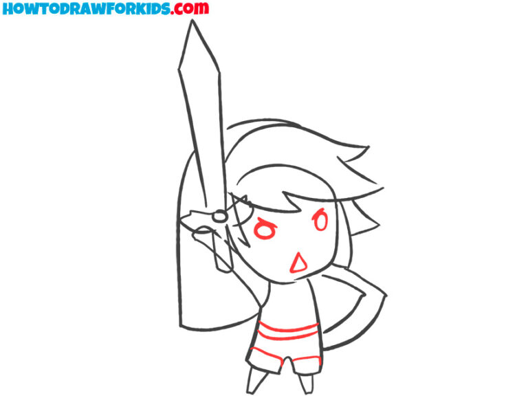 How to Draw Link - Easy Drawing Tutorial For Kids