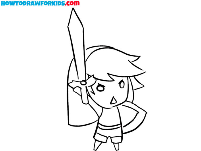 How to Draw Link - Easy Drawing Tutorial For Kids