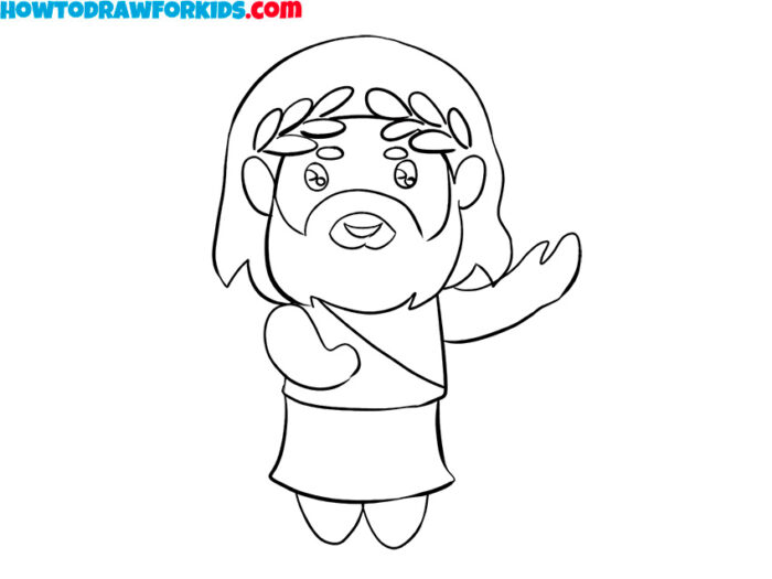 How to Draw Zeus - Easy Drawing Tutorial For Kids