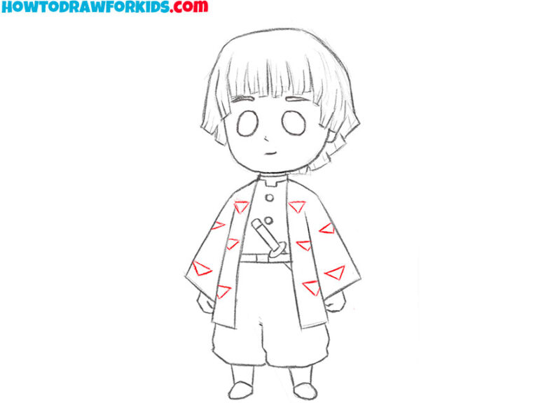 How to Draw Zenitsu - Easy Drawing Tutorial For Kids