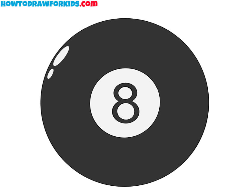How to Draw an Eight-Ball - Easy Drawing Tutorial For Kids