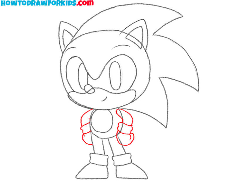 How to Draw Sonic - Easy Drawing Tutorial For Kids
