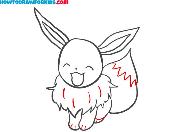 How to Draw Eevee - Easy Drawing Tutorial For Kids
