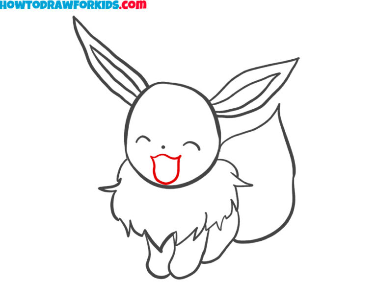 How to Draw Eevee - Easy Drawing Tutorial For Kids