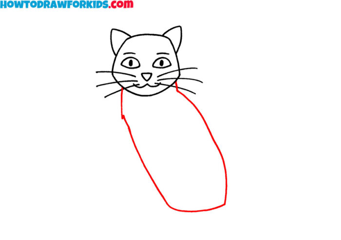 How to Draw a Sitting Cat - Easy Drawing Tutorial For Kids