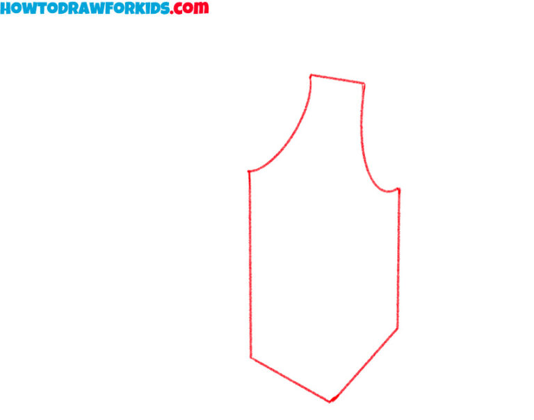 How to Draw a Vest - Easy Tutorial For Kids