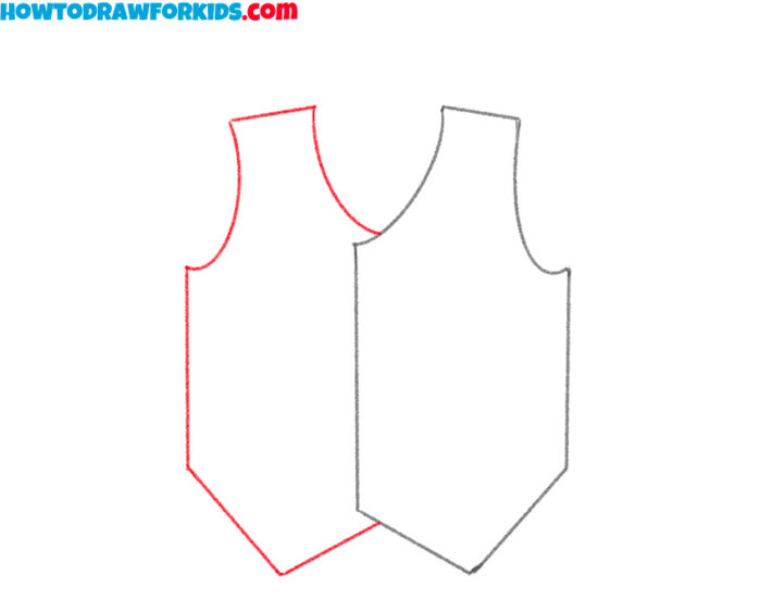 How to Draw a Vest for Kindergarten - Easy Tutorial For Kids