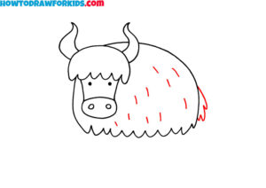 How to Draw a Yak - Easy Drawing Tutorial For Kids