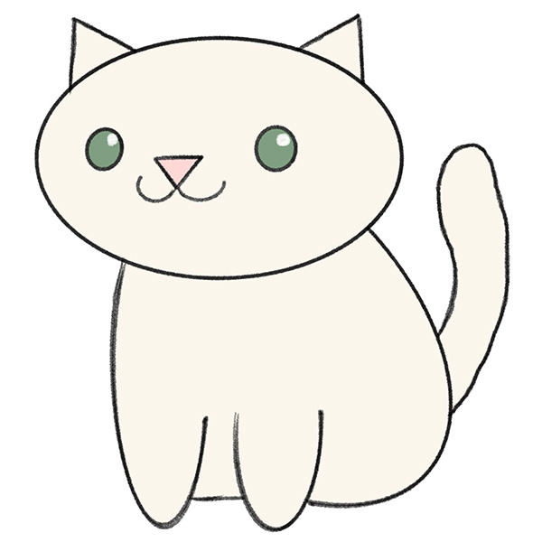 How To Draw A Cat For Kindergarten Easy Drawing Tutorial For Kids