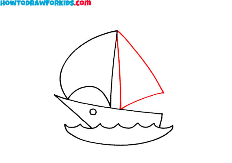 How to Draw a Yacht - Easy Drawing Tutorial For Kids