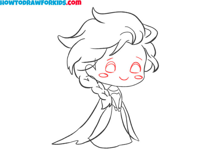 How to Draw Elsa - Easy Drawing Tutorial For Kids