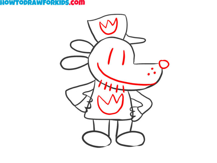 How to Draw Dog Man - Easy Drawing Tutorial For Kids