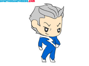 How to Draw Quicksilver - Easy Drawing Tutorial For Kids