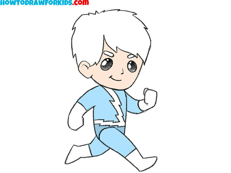 How to Draw Quicksilver - Easy Drawing Tutorial For Kids