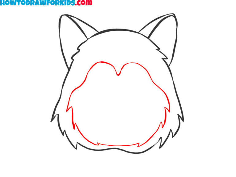 How to Draw a Husky Face - Easy Drawing Tutorial For Kids