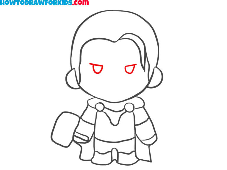 How to Draw Thor - Easy Drawing Tutorial For Kids