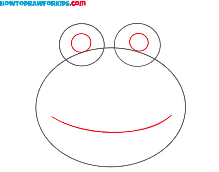 How to Draw a Frog Face - Drawing Tutorial For Kids