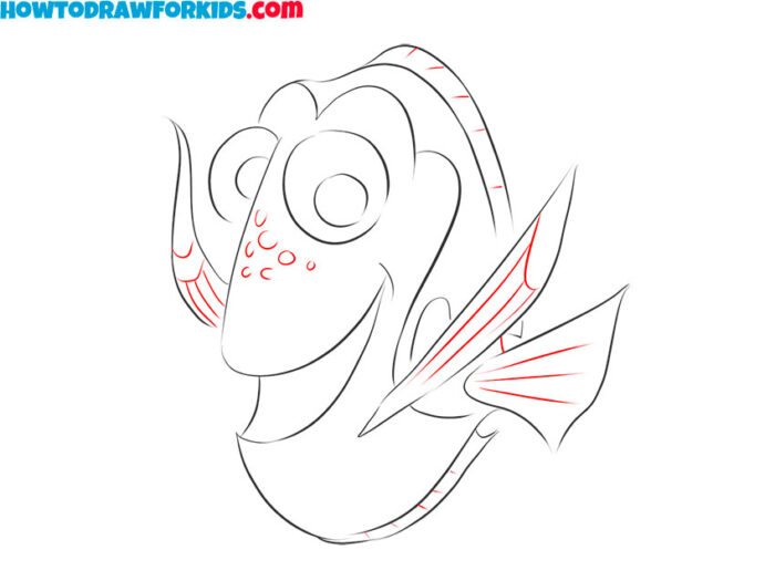 How to Draw Dory - Easy Drawing Tutorial For Kids
