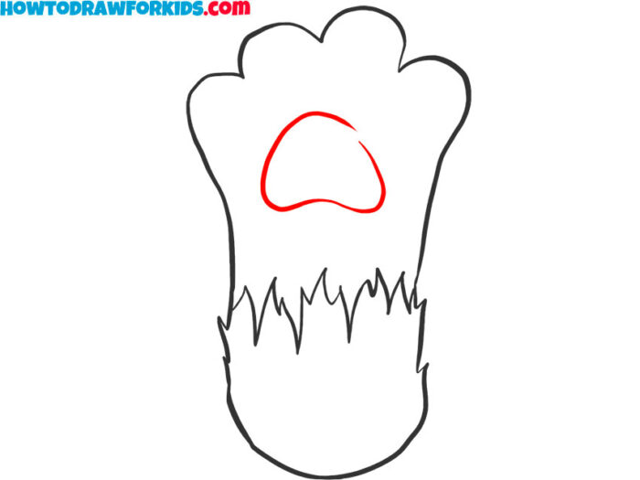 How to Draw a Cat Paw - Easy Drawing Tutorial For Kids